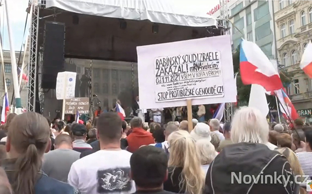 Masovne antivladine demonstracije u Pragu (video) - PCNEN