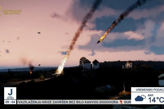 TVCG koristio simulaciju iz video-igre kao pokrivalicu za rat u Ukrajini (video) | PCNEN