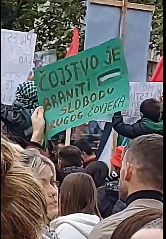 Podgorica: Marš mira za Palestinu (video) - PCNEN