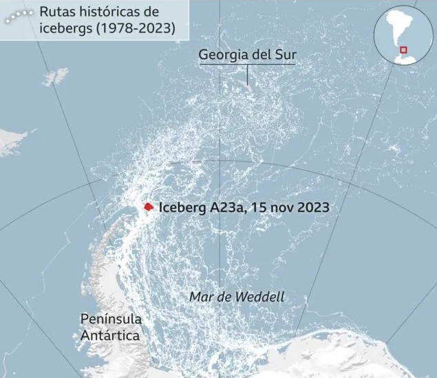 Od najveće sante leda odvojio se pozamašan fragment - PCNEN
